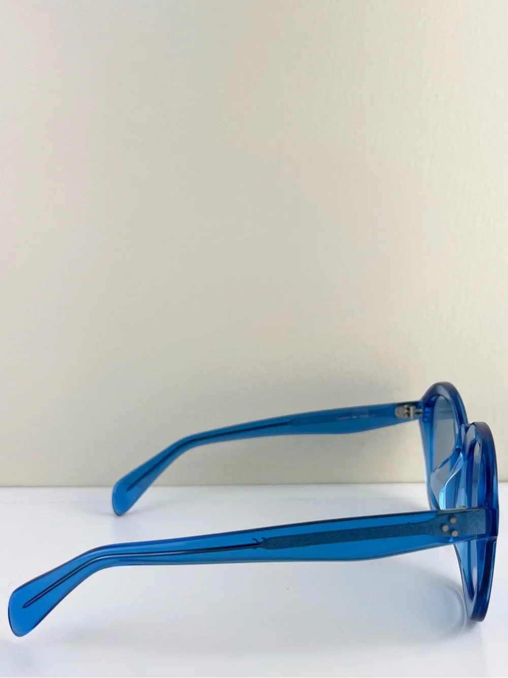 Celine | Accessories | New Celine Blue Round Sunglasses | Poshmark